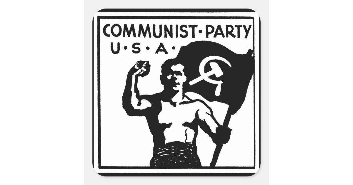 Communist Party USA Stickers | Zazzle