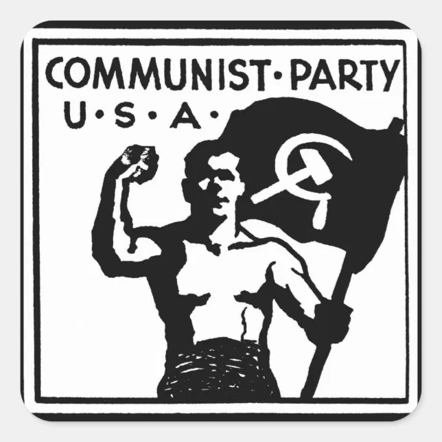 Communist Party USA Stickers | Zazzle
