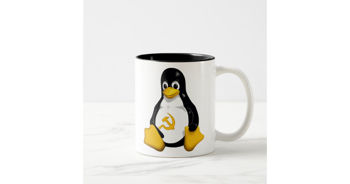 Communist Penguin ( Linux ) Coffee Mug | Zazzle