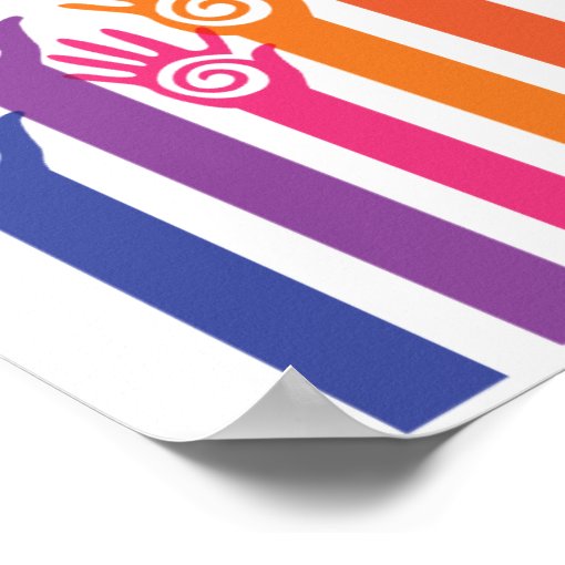 Community Outreach Services Program Helping Hands Poster | Zazzle