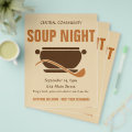 Community Soup Night custom flyer | Zazzle