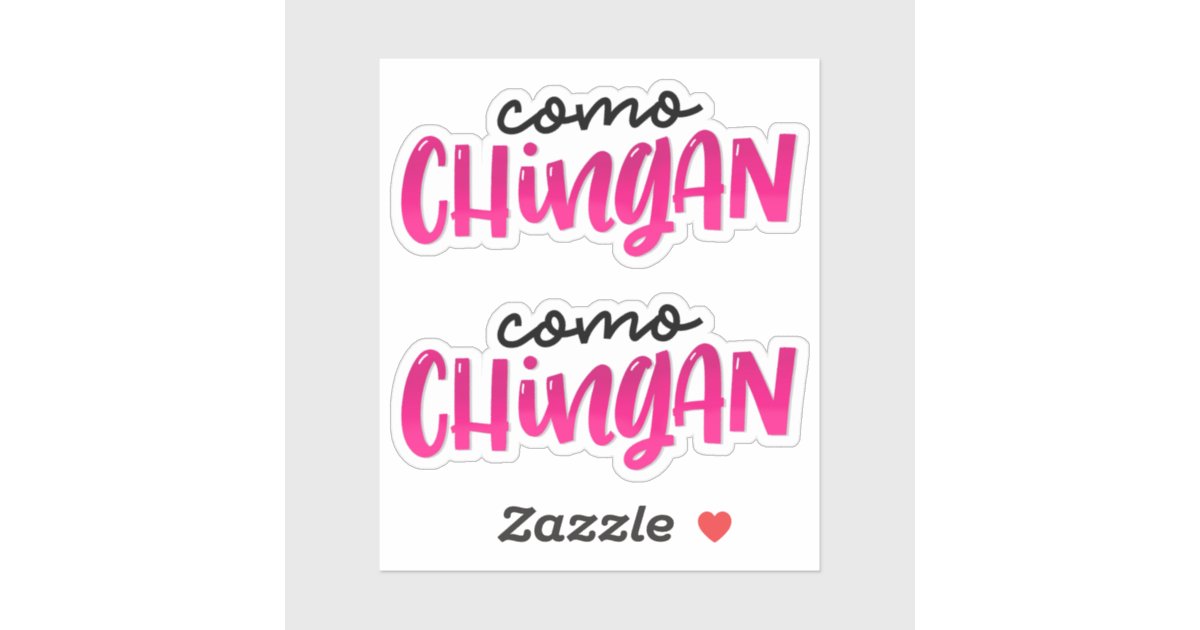 Como Chingan Sticker | Zazzle