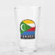 Comoros Flag Emblem Distressed Vintage Glass | Zazzle