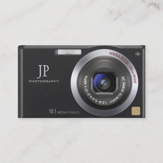 Compact Digital Camera Photographer Business Card | Zazzle