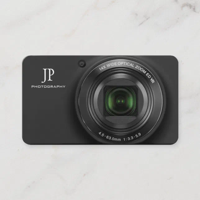 Compact Digital Camera Photography Business Cards | Zazzle