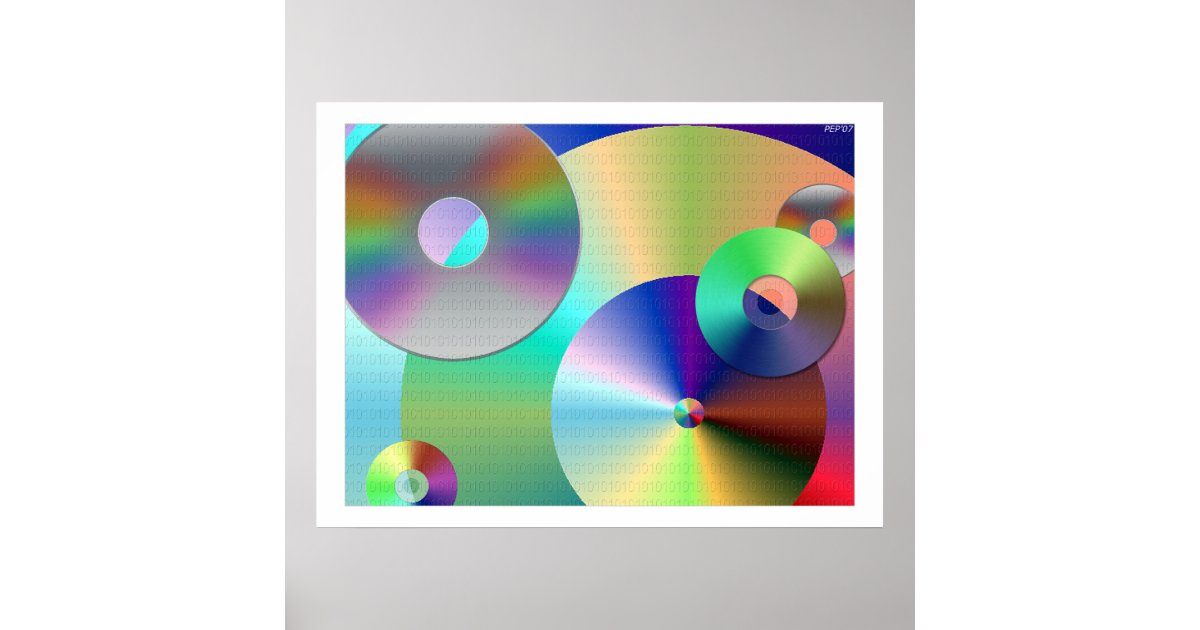 Compact Discs Poster | Zazzle