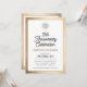 COMPANY ANNIVERSARY modern business golden gold Invitation | Zazzle