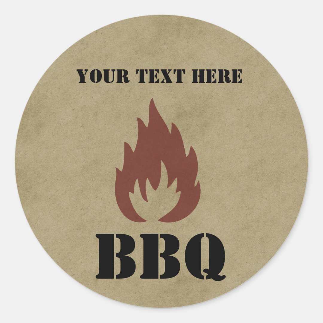 Company BBQ Stickers | Zazzle