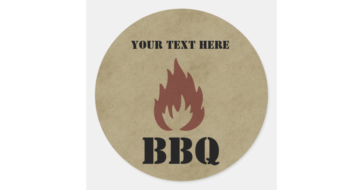 Company BBQ Stickers | Zazzle