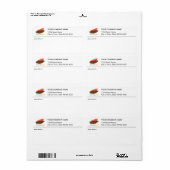 Company business logo package shipping address label | Zazzle