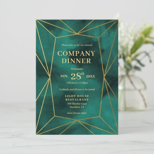 Company Dinner Invitation | Zazzle