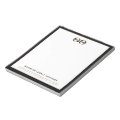 Company Logo Business Notepad | Zazzle