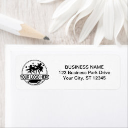 Company Logo Business Return Address Label | Zazzle