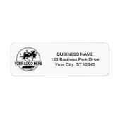 Company Logo Business Return Address Label | Zazzle