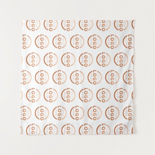 Company Logo Business Video Conference Backdrop | Zazzle