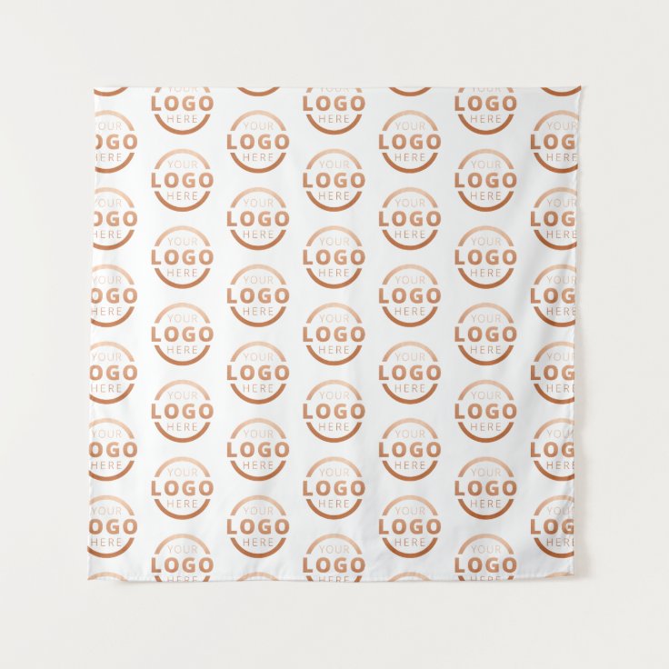 Company Logo Business Video Conference Backdrop | Zazzle