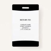 Company Logo Photo Employee Badge | Zazzle