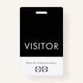 Company Logo Visitor Badge | Zazzle