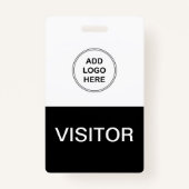 Company Logo Visitor Badge | Zazzle