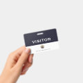 Company Logo Visitor Badge | Zazzle