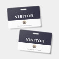 Company Logo Visitor Badge | Zazzle
