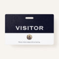 Company Logo Visitor Badge | Zazzle