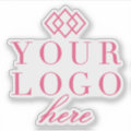 Company Promo Sticker | Your Logo Here Label | Zazzle