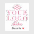 Company Promo Sticker | Your Logo Here Label | Zazzle