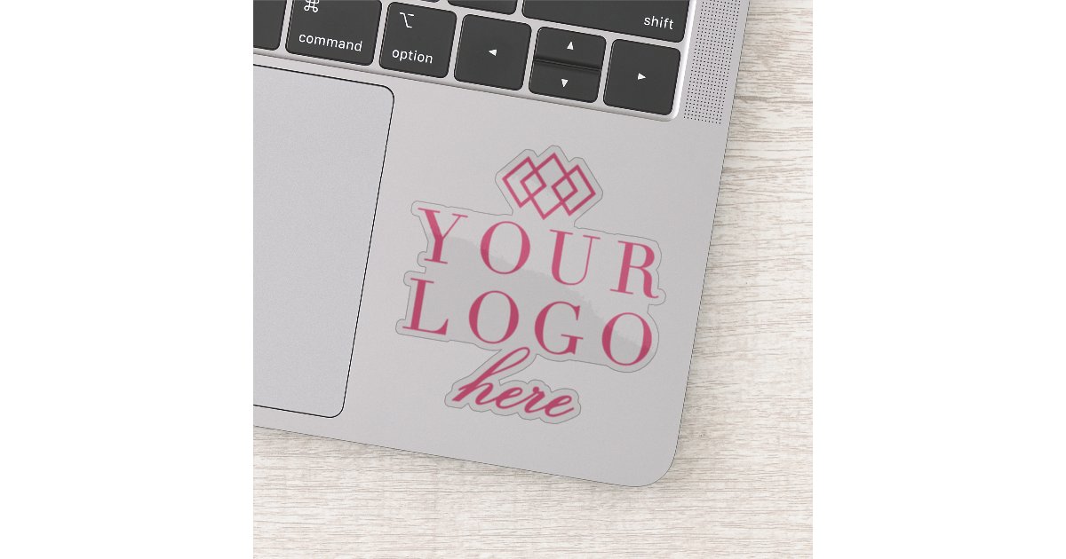 Company Promo Sticker | Your Logo Here Label | Zazzle