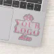 Company Promo Sticker | Your Logo Here Label | Zazzle