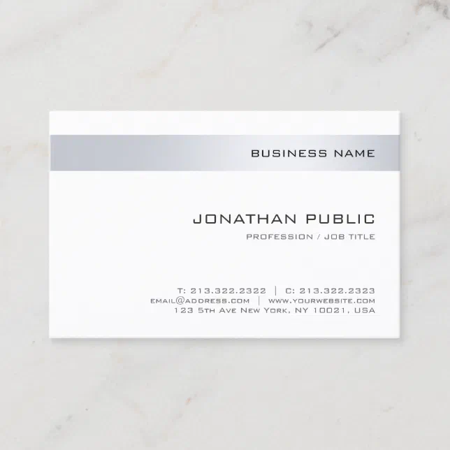 Company Simple Professional Template Elegant Business Card | Zazzle