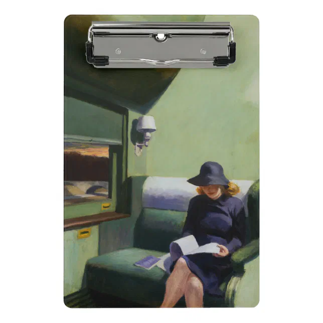 Compartment C, Car 293 by Edward Hopper Mini Clipboard | Zazzle