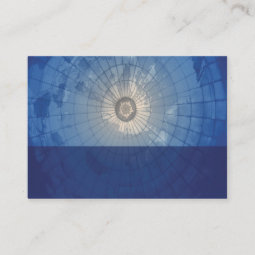 Compass Blue Professional Business Card | Zazzle