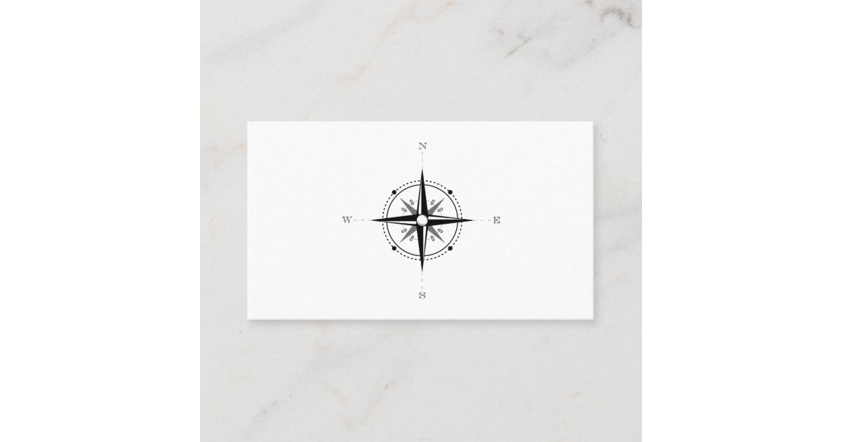 Compass Business Card | Zazzle
