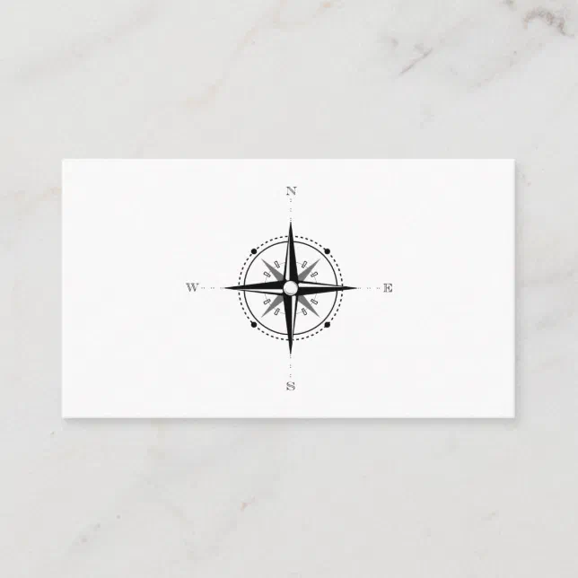 Compass Business Card | Zazzle