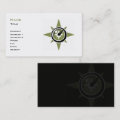Compass Business Card Template | Zazzle
