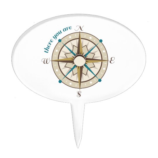 Compass Cake Topper | Zazzle.com