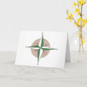Compass Headed in the Right Direction Congrats Card | Zazzle
