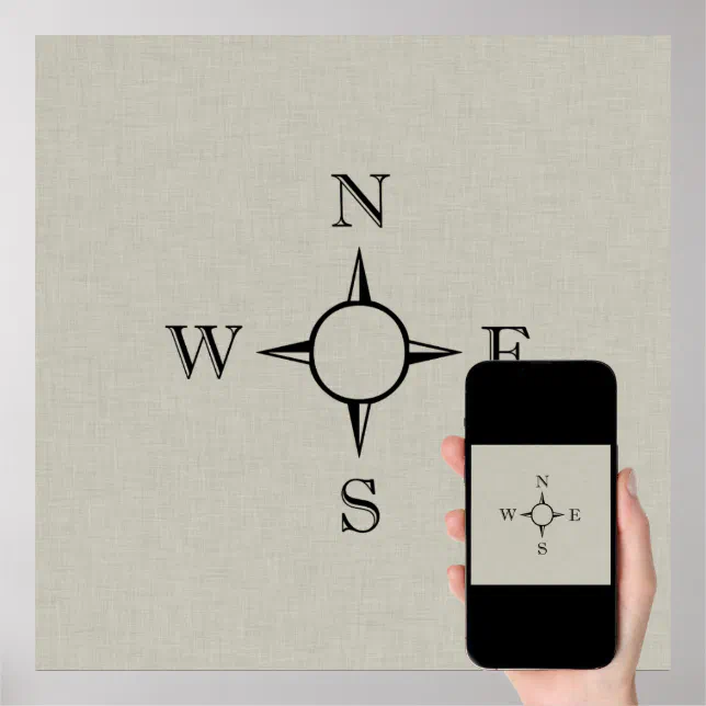 Compass Poster | Zazzle