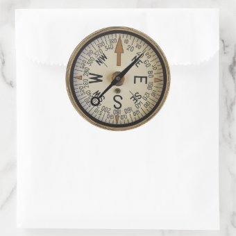 Compass Rose 1 Sticker | Zazzle