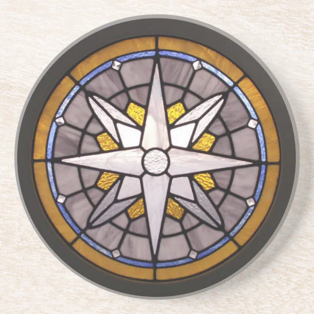 Compass Rose Coaster | Zazzle
