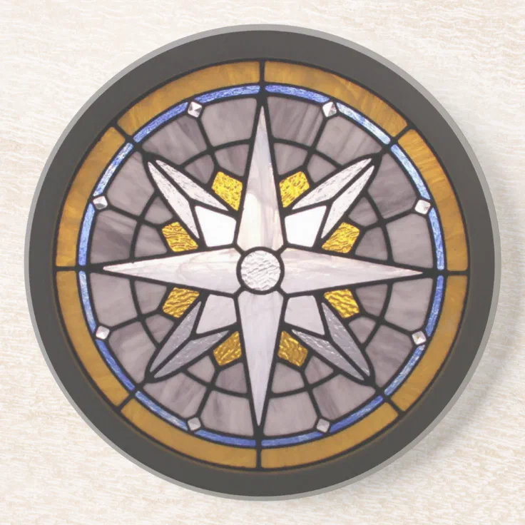 Compass Rose Coaster | Zazzle