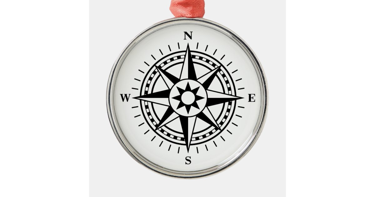 Compass rose ornament | Zazzle