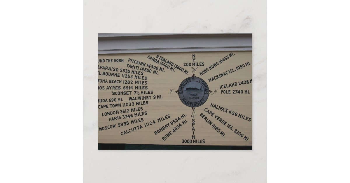 Compass Rose Postcard | Zazzle