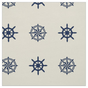 Vintage Compass Rose Fabric