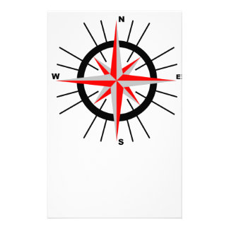 Compass Stationery, Custom Compass Stationary