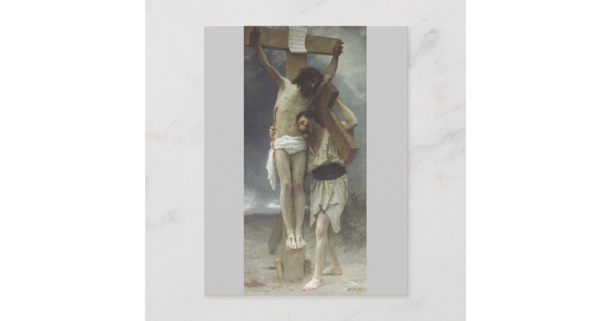 Compassion by William Bouguereau Postcard | Zazzle