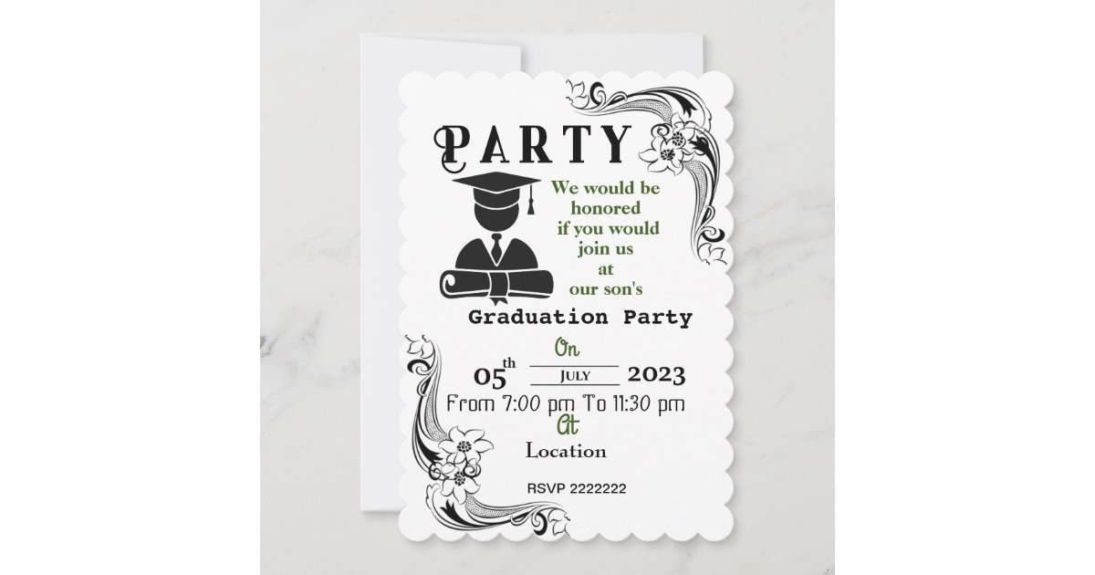 Complete the Degree Invitation | Zazzle