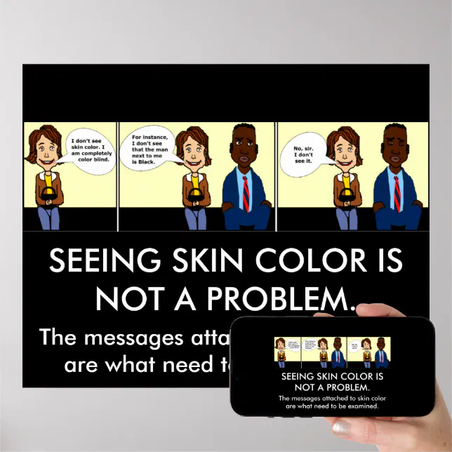 Completely Color Blind Poster | Zazzle