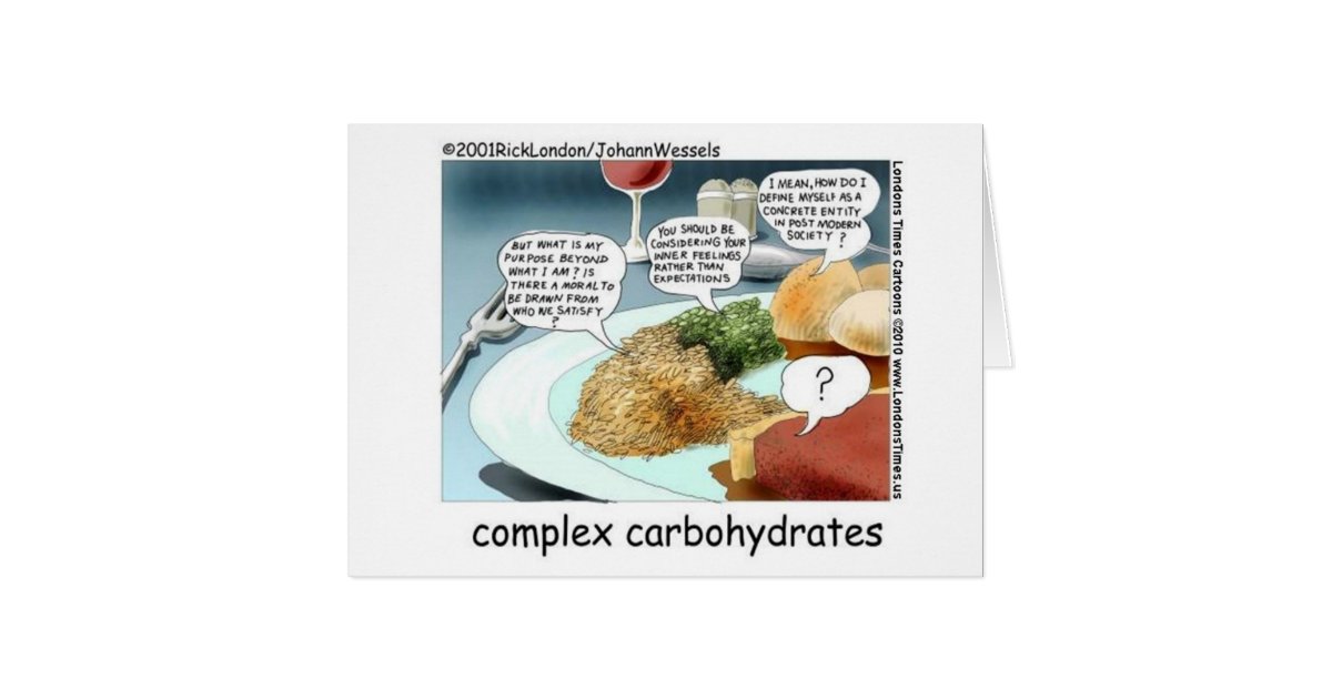 Complex Carbohydrates Funny Mugs Cards Tees Etc | Zazzle